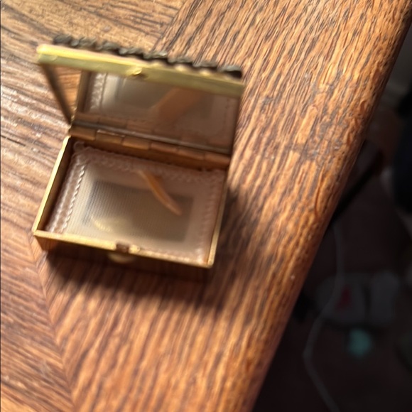 Vintage | Accessories | Vintage Pill Box Brass Art Deco | Poshmark